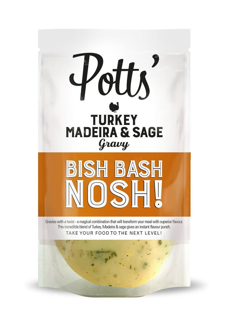 Turkey, Madeira & Sage Gravy 350g x 1 – Potts